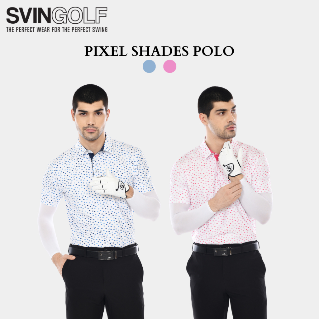 Jual Svingolf Pixel Shade Polo Baju Golf Pria | Shopee Indonesia