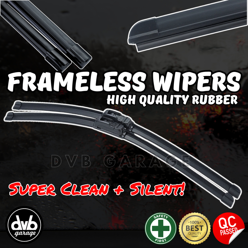 Jual WIPER MOBIL FRAMELESS RUBBER UNIVERSAL KARET 14 - 26 INCH | Shopee ...