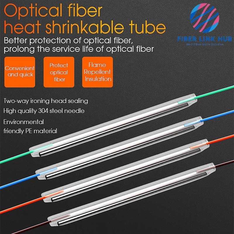 Jual Protection Sleeve Fiber Optic 1 Kawat 60mm 1 Pack 100 PCS Drop ...