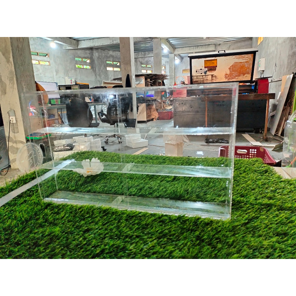 Jual Kotak Akrilik Penyimpanan Mini Figure 3 Tingkat Dengan Tutup ...