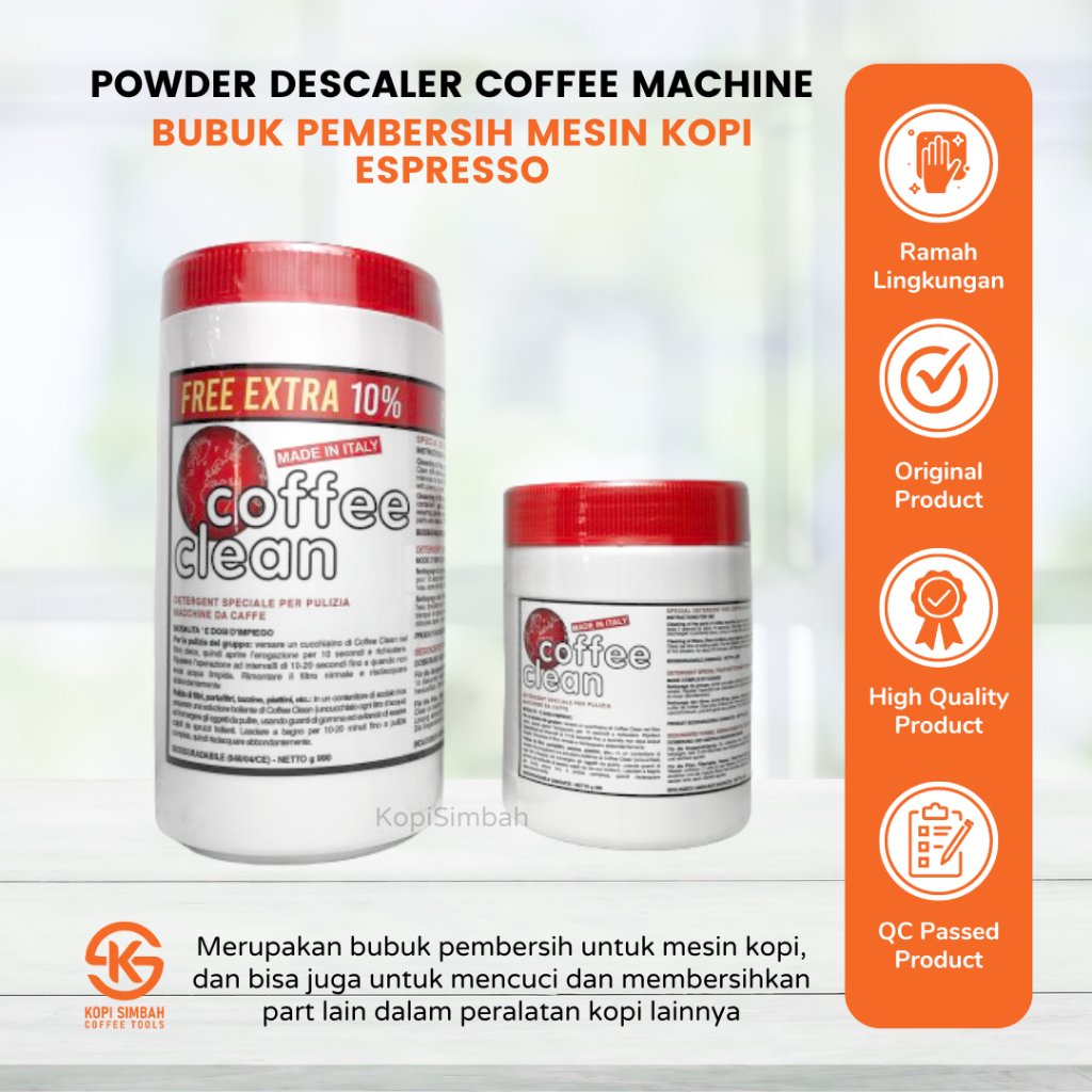 Jual COFFEE CLEAN Bubuk Descaler Powder Cleaner Detergen Puro Pembersih ...