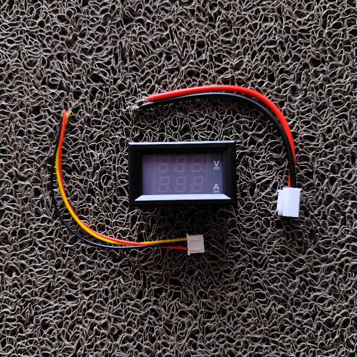 Jual Dual Digital Volt Meter Ampere Meter DC 0V - 100V 10A Volt Amper | Shopee Indonesia