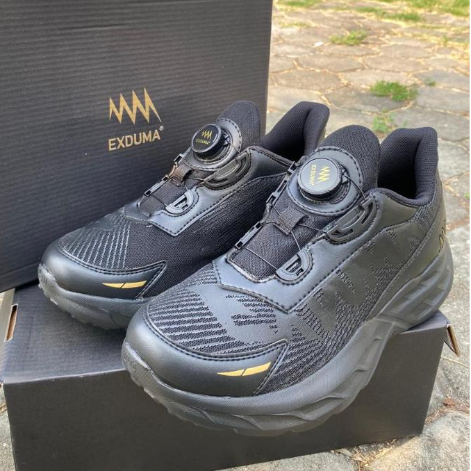 Jual SEPATU EXDUMA BLACK TALI PUTAR KEREN | Shopee Indonesia