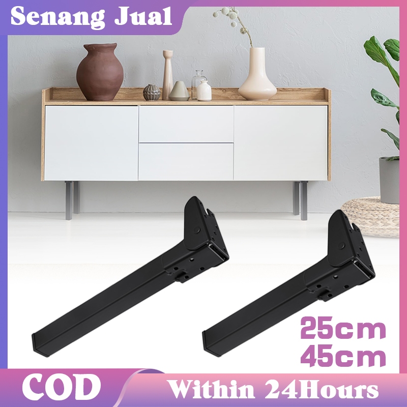 Jual Kaki Meja Lipat 90 Derajat Besi Tinggi 25cm 45cm Kaki Sofa Lipat ...