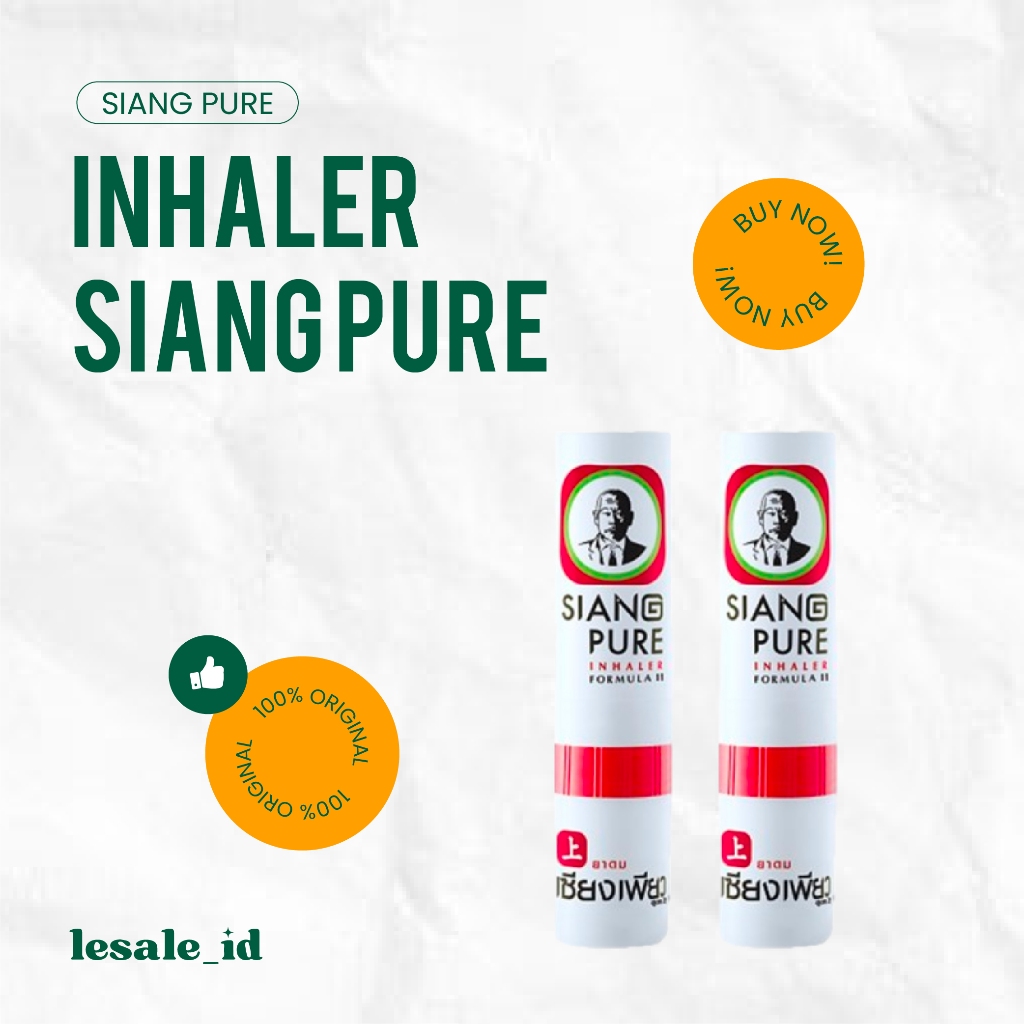 Jual SIANG PURE INHALER FORMULA II / INHALER FORMULA 2 in 1 - Inhaler ...