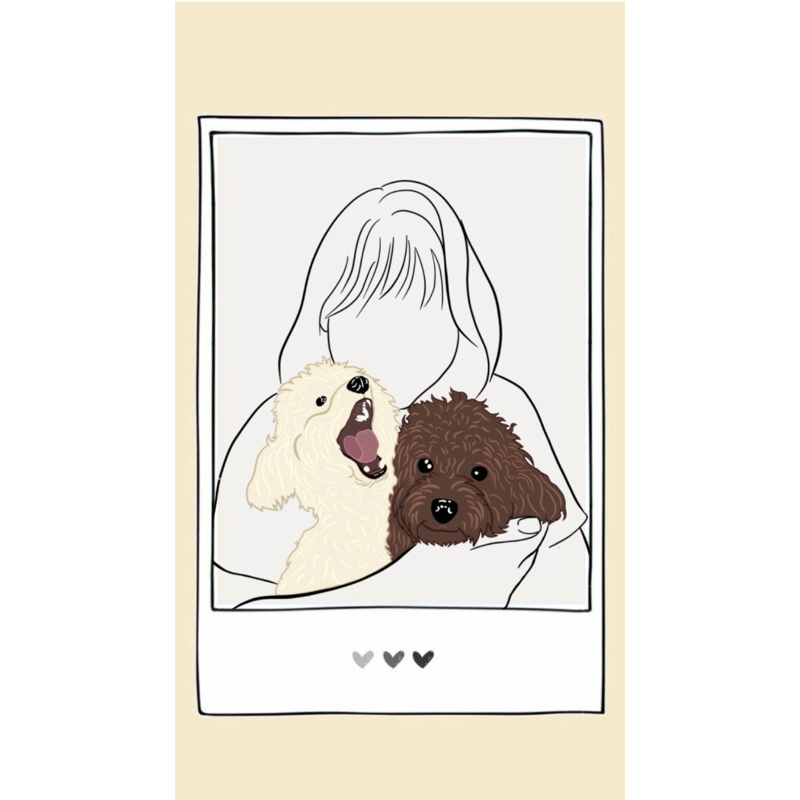 Jual Jasa gambar ilustrasi - anabul - line art - edit foto | Shopee ...
