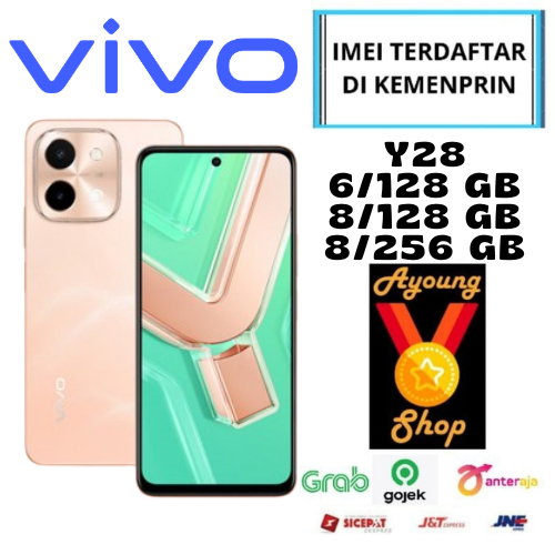 Jual Vivo Y28 NFC 6/128 GB , 8/128 GB & 8/256 GB (6000mAh 44Watt FlashCharge) Garansi Resmi ...