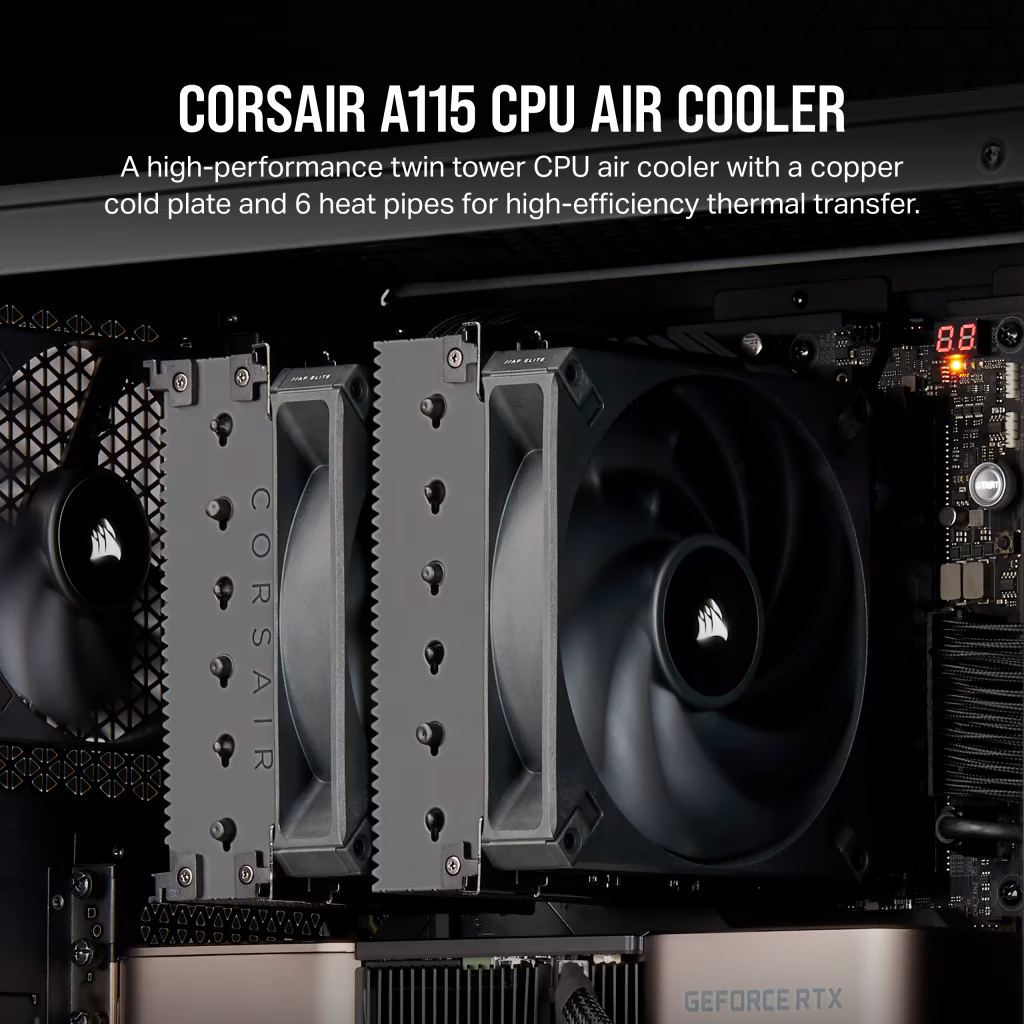 Jual CORSAIR A115 DUAL TOWER CPU PROCESSOR AIR COOLER | Shopee Indonesia