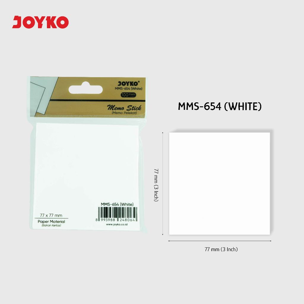 Jual Memo Stick Sticky Note Kertas Memo Memo Tempel Joyko MMS-653~657 ...