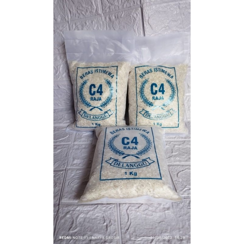 Jual Beras C4 1 kg / Beras 1 kg / Beras Pulen / beras premium | Shopee ...