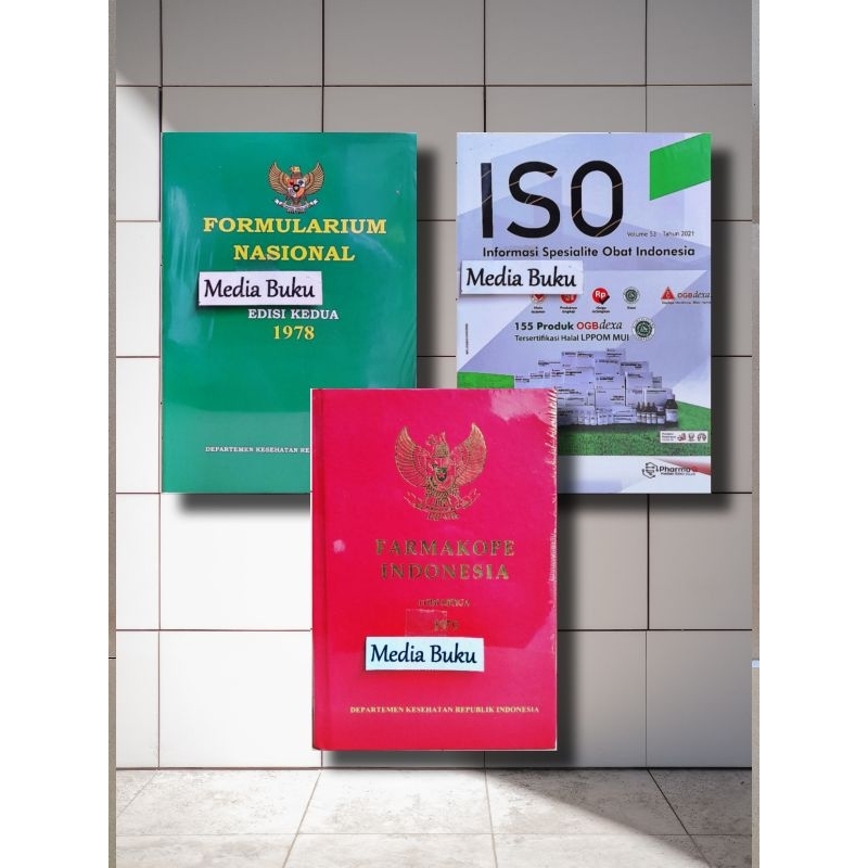 Jual PAKET 3 BUKU FARMASI ( FARMAKOPE EDISI 3 | ISO OBAT VOL.53 ...