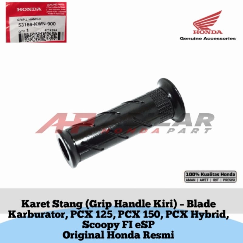 Jual 53166-KWN-900 Karet Stang Kiri ( Grip Handle Kiri ) – Blade ...