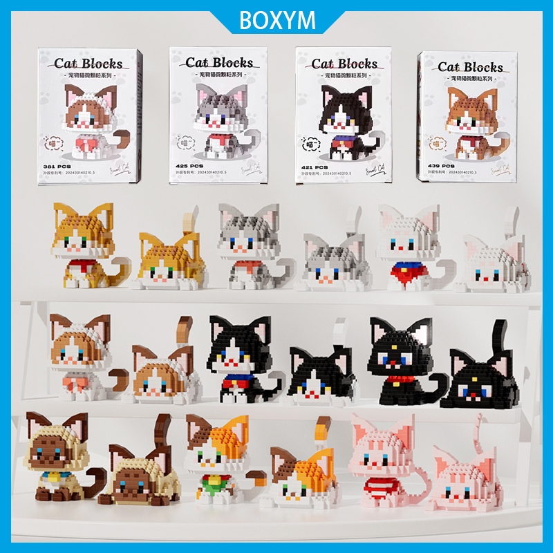 Jual Kitten Series Nano Block DIY Kucing Mainan Balok Susun Cat Lucu ...