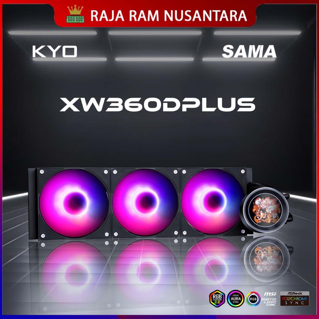 Jual KYO SAMA XW360DPLUS 2.8" inch ARGB AIO Liquid Cooling LCD DISPLAY ...