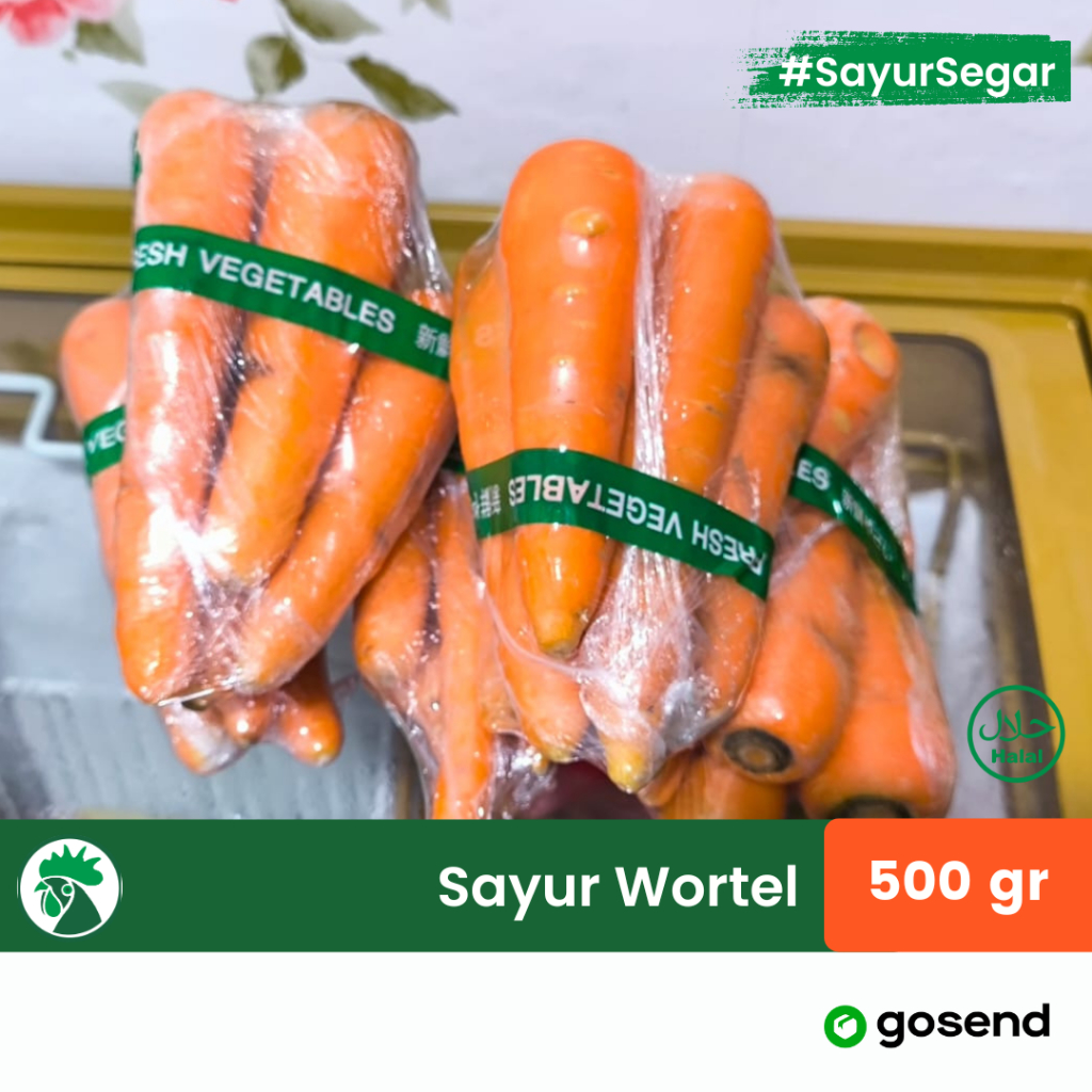 Jual Sayur Wortel Fresh Brastagi 500gr | Sayur Segar | Shopee Indonesia