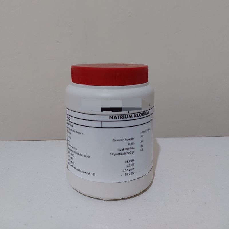 Jual Natrium Klorida (NaCl) 500 gr bubuk | Shopee Indonesia