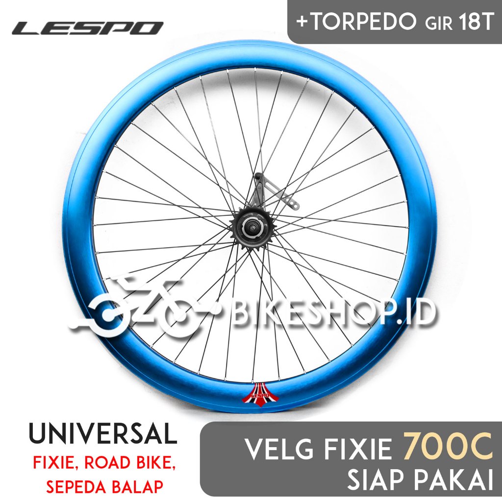 Jual Wheelset Velg Sepeda Uk 700c 5cm Alloy Torpedo Rims Roda Siap Jadi ...