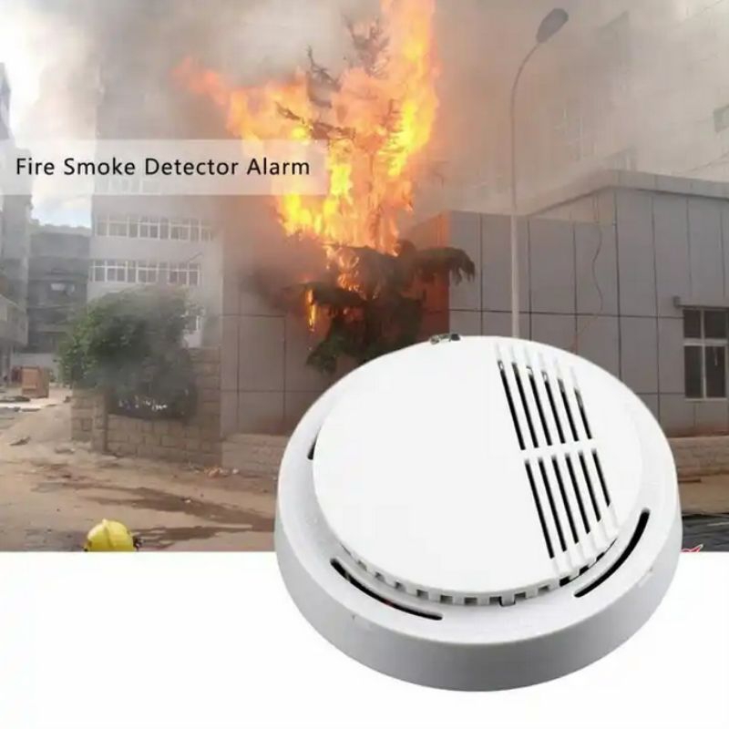 Jual Alarm Pendeteksi Asap Kebakaran Untuk Di Rumah Kantor 85dB Safety ...