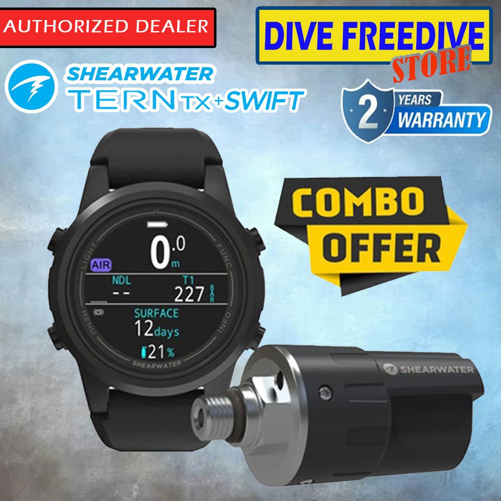 Jual Paket Combo Dive Computer Shearwater Tern TX + Transmitter ...