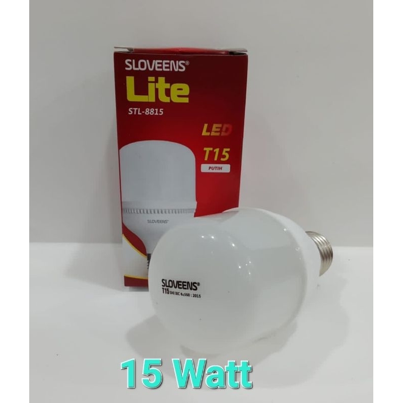 Jual Lampu Led Sloveens Lite 15 watt 15w Cahaya Putih Terang ...