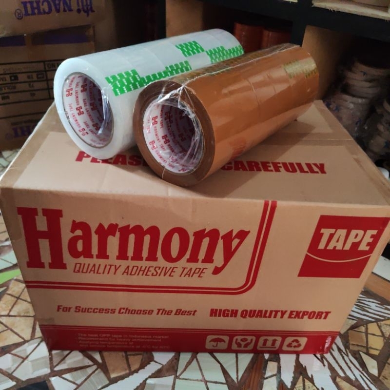 Jual [1 Box] Lakban Bening dan Coklat 1 Dus 45mm x 90yard Full tebal ...