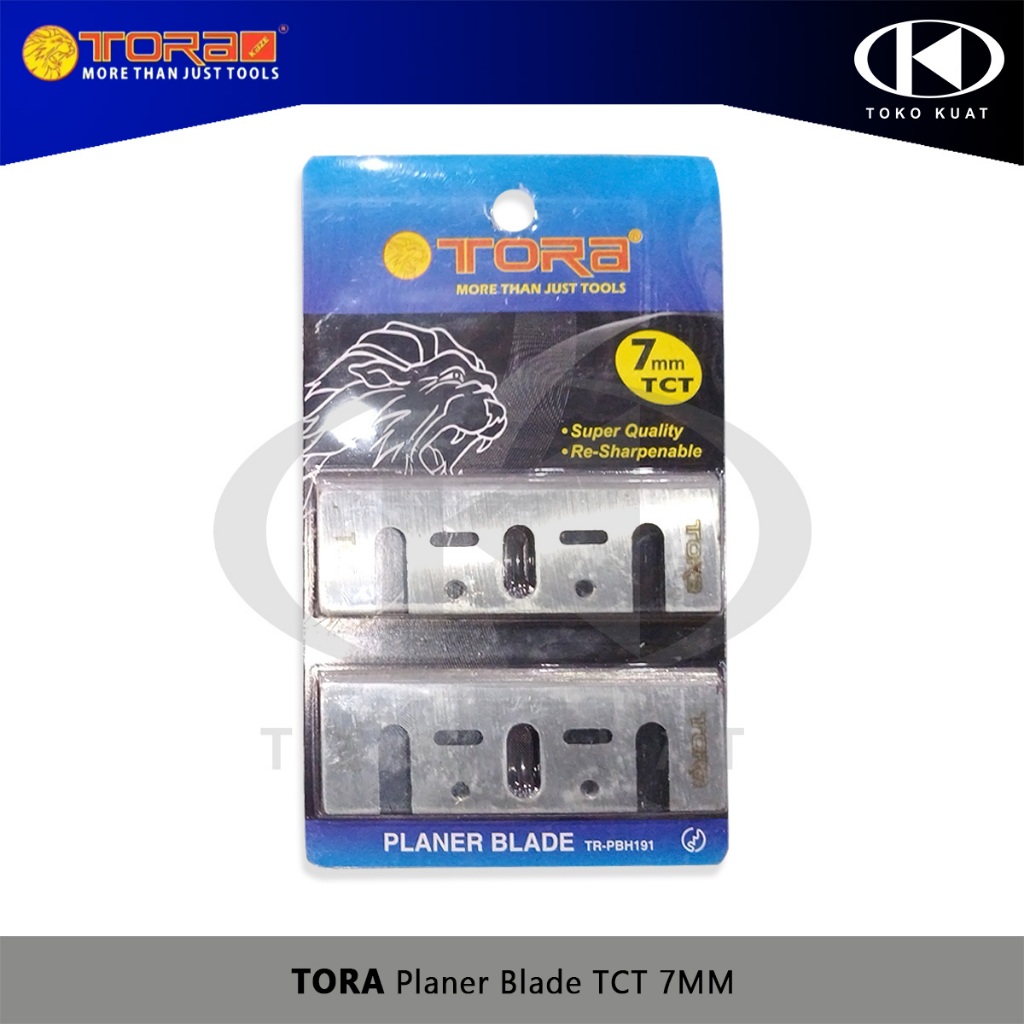 Jual Planer Blade 82mm TORA Mata Pisau TCT 7mm Mesin Serut Kayu 1900B ...