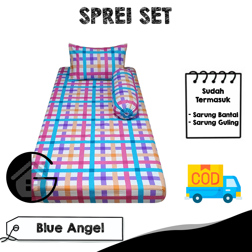 Jual Sprei 120x200 Seprei Single No 3 Sudut Karet | Shopee Indonesia