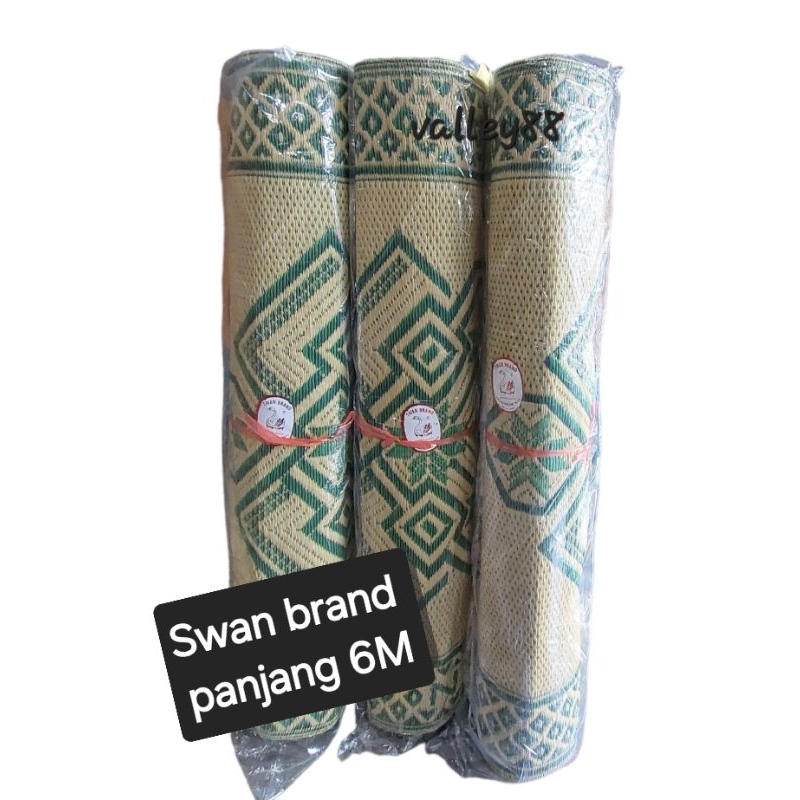 Jual Tikar swan roll ijo panjang 6 meter/5meter/4meter/tikar gulung ...