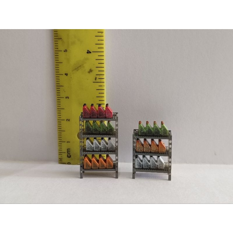 Jual Rak Oli aksesoris diorama bengkel 1:64 | Shopee Indonesia