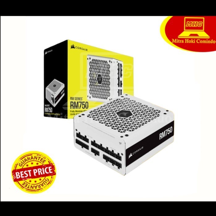 Jual POWER SUPPLY CORSAIR RM750 WHITE 80+ GOLD FULL MODULAR | Shopee ...