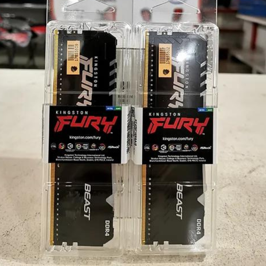 Jual RAM Kingston Fury Beast DDR4 8Gb Ram PC Komputer DDR4 Kingston 4Gb ...