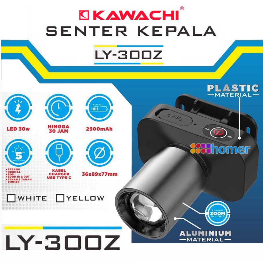 Jual Kawachi Lampu Senter Kepala LED senter kepala Head Lamp head lamp ...