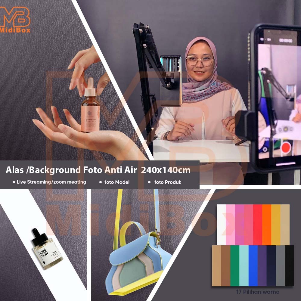 Jual Alas Foto Background Foto Produk Midio Ukuran 240x140cm Studio ...