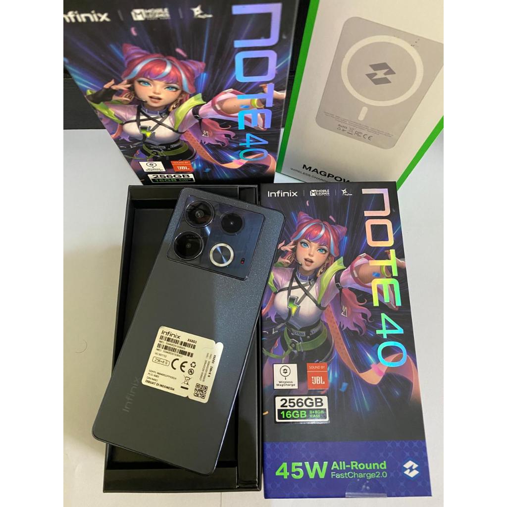 Jual INFINIX NOTE 40 8/256GB - Helio G99 Ultimate Second Fullset Garansi | Shopee Indonesia