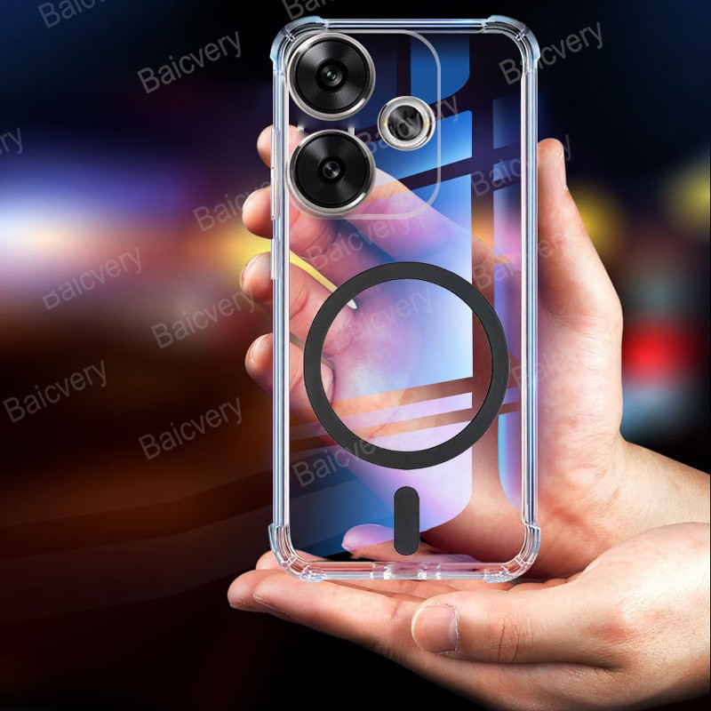 Jual Case Xiaomi Poco C71 / F6 / Redmi A5 4G Silikon Clear Clear Anti ...