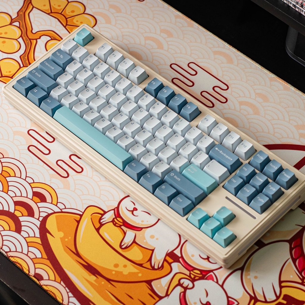 Jual Keycaps Celeste OEM Profile Double Shoot Keycap PBT For Tombol ...