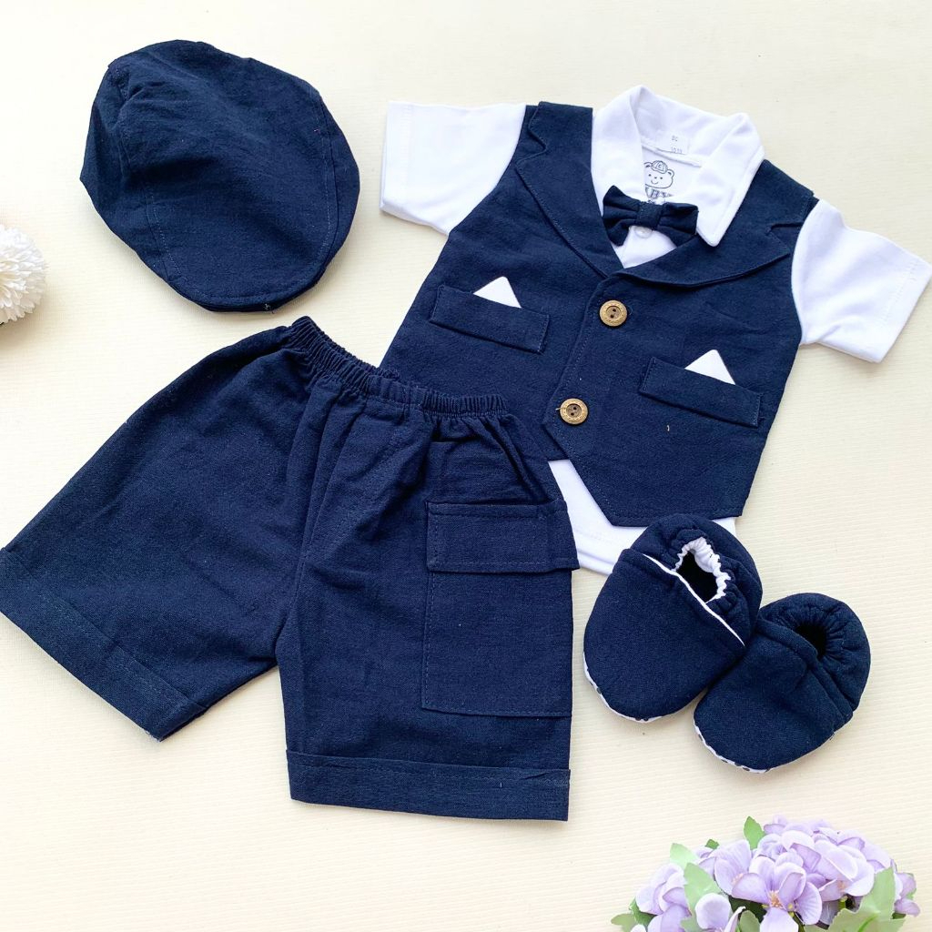 Jual QUEBEECLOTH BAJU BAYI LAKI LAKI 0 6 BULAN BAYI NEWBORN SETELAN ...