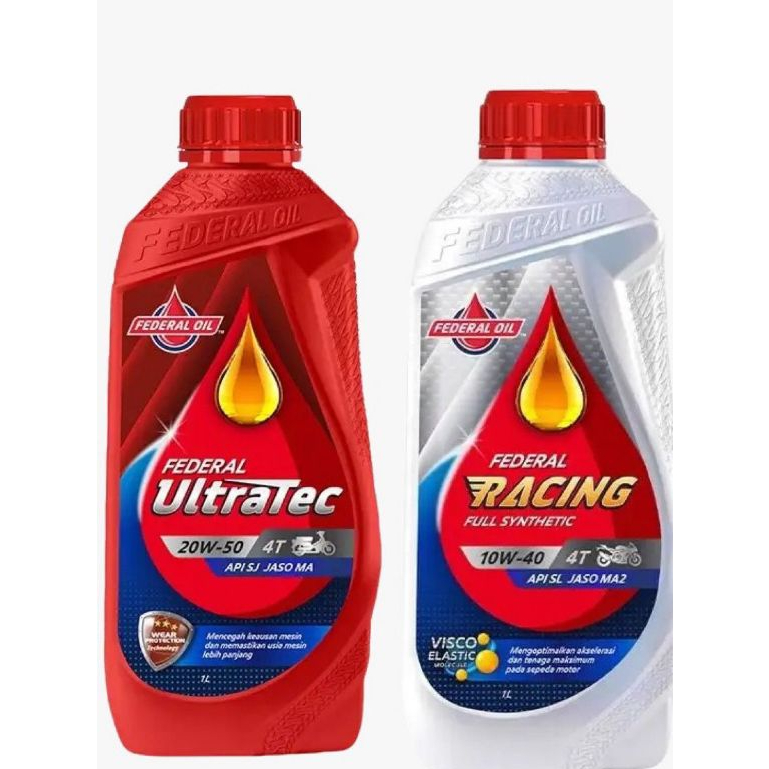 Jual Federal Oli Motor Non Matic Oil 4T Varian isi 1LT (Dijamin Asli ...