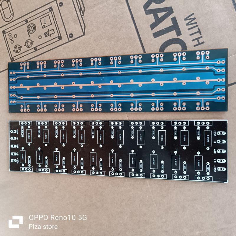 Jual PCB TR FINAL TOSHIBA 10 SET 2U 30 x 7.5 cm(stok warna merah ...