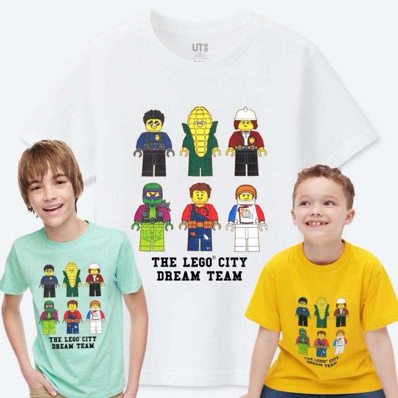 Jual KAOS LEGO ANAK KARAKTER THE LEGO CITY DREAM TEAM | Shopee Indonesia