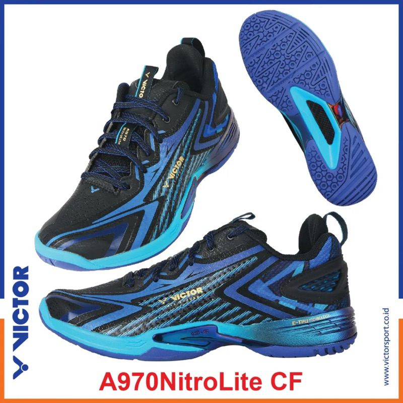 Jual Sepatu Badminton Victor A970 NitroLite CF / A 970 NitroLite CF ...