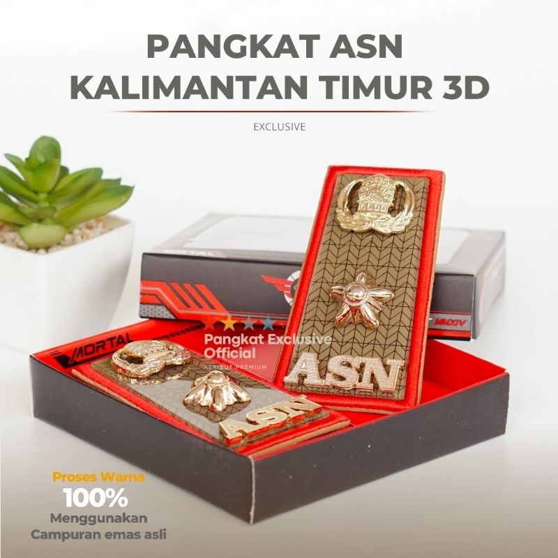 Jual PANGKAT ASN KALIMATAN UTARA 3D PANGKAT ASN KALTARA 3D | Shopee ...