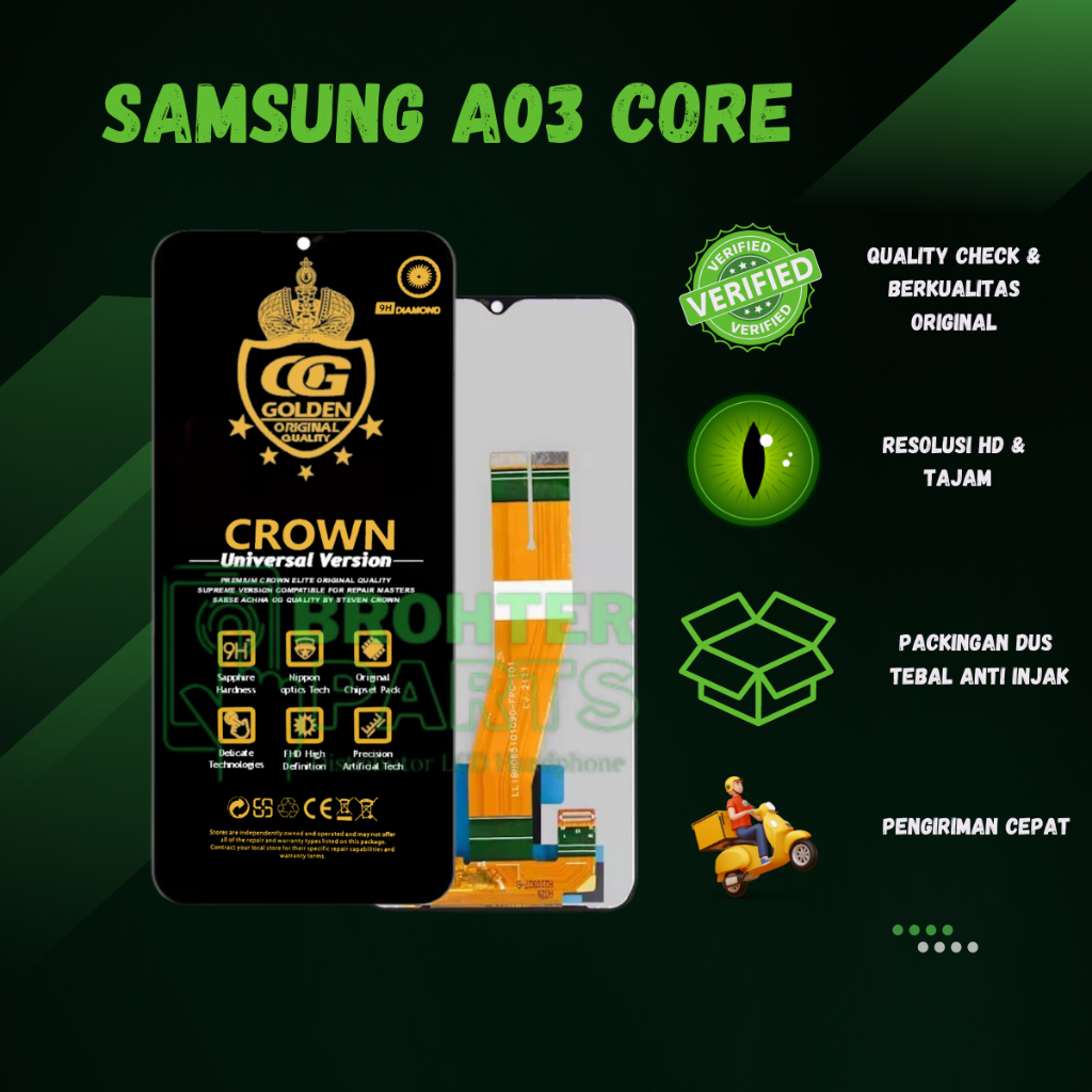 Jual LCD TOUCHSCREEN SAMSUNG A03 CORE - A032 A032F LCD TS FULLSET ...