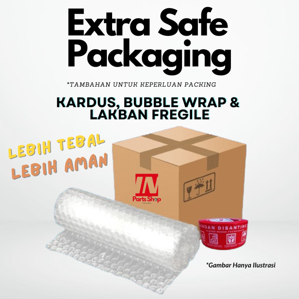 Jual Extra Safe Packaging - Kardus, Bubble Wrap & Lakban Fragile (Lebih ...