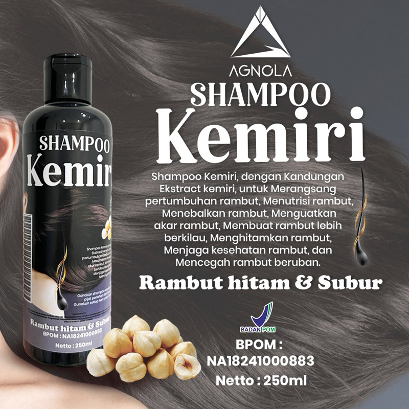 Jual Shampo Kemiri Penumbuh Rambut Cepat Anti Ketombe Penghilang Uban ...
