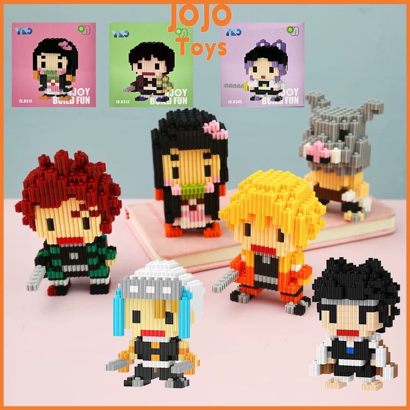 Jual JOJO Nano Mini Block Demon Slayer Balok Susun Kamado Tanjirou Nano ...