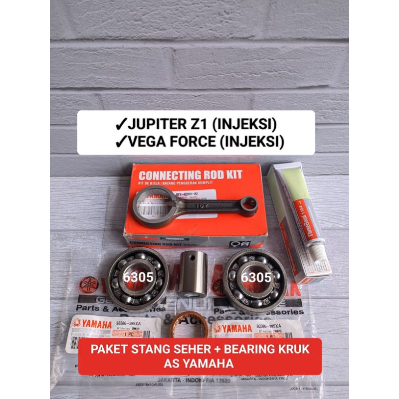 Jual stang seher set (1DY) batang piston Jupiter Z1 injeksi/Vega force ...
