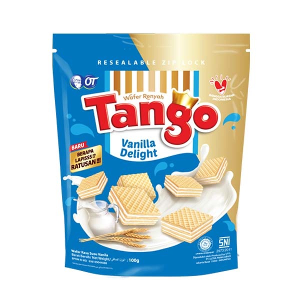Jual Tango Vanila 100 g POUCH / Wafer Nabati Richeese 115g ZIP LOCK ...