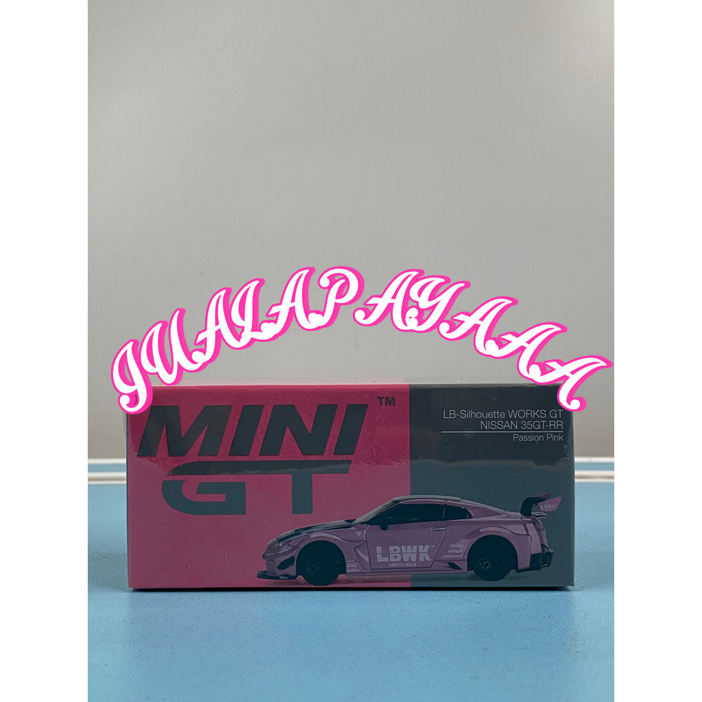 Jual MINI GT 418 NISSAN R35 LBWK PASSION PINK MINI GT LBWK NISSAN R35 ...