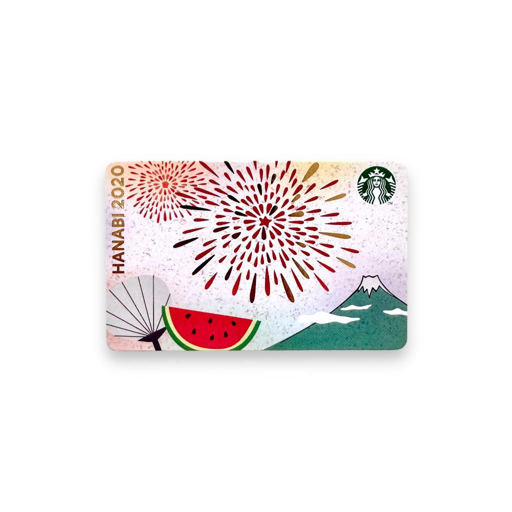 Jual Starbucks Card Hanabi 2020 Kartu Paper Japan Firework Watermelon ...
